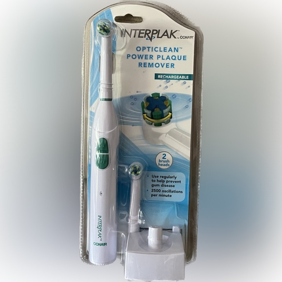 Conair | Other | Interplak By Conair Opticlean Power Plaque Remover ...